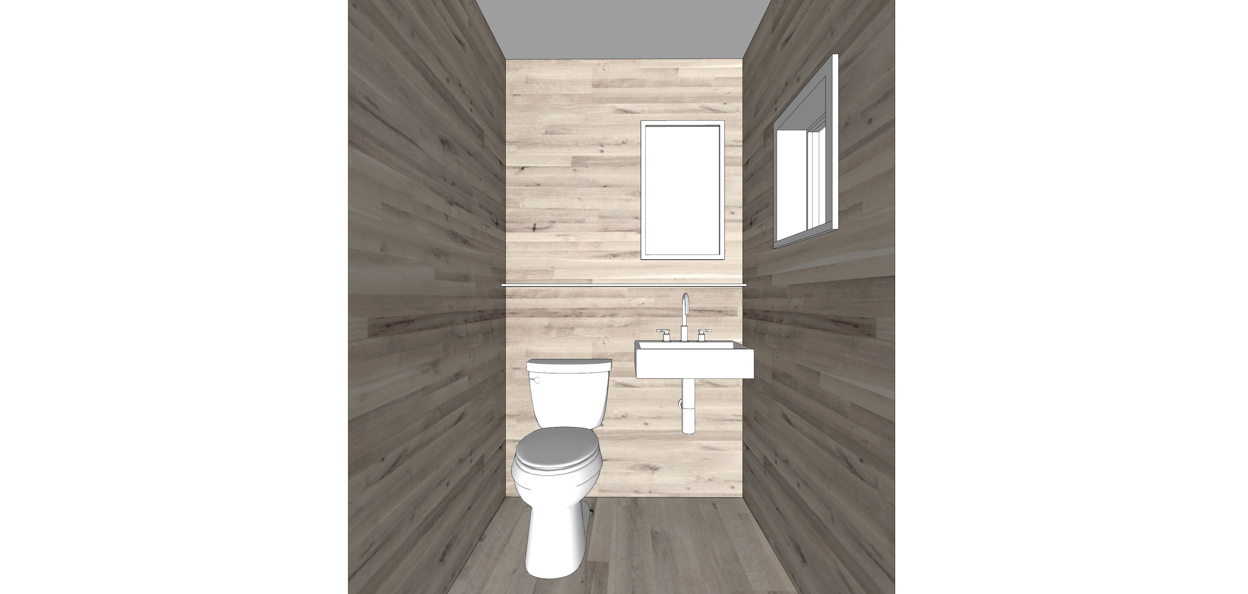 Hudson Woods - Where Design Meets Nature – Powder Room